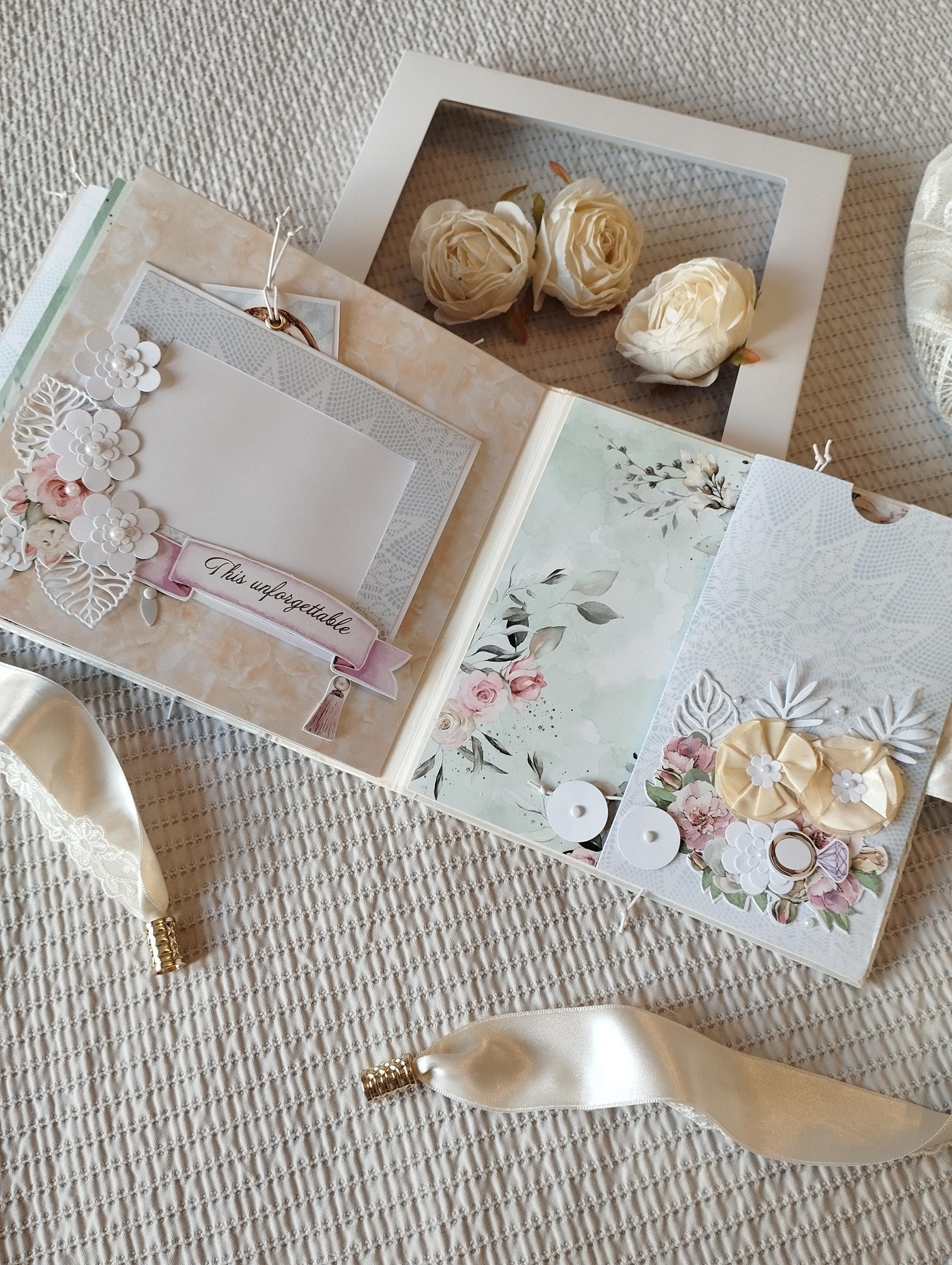 Wedding Scrapbook, Wedding Album, Wedding Memory Book, Handmade Wedding ...