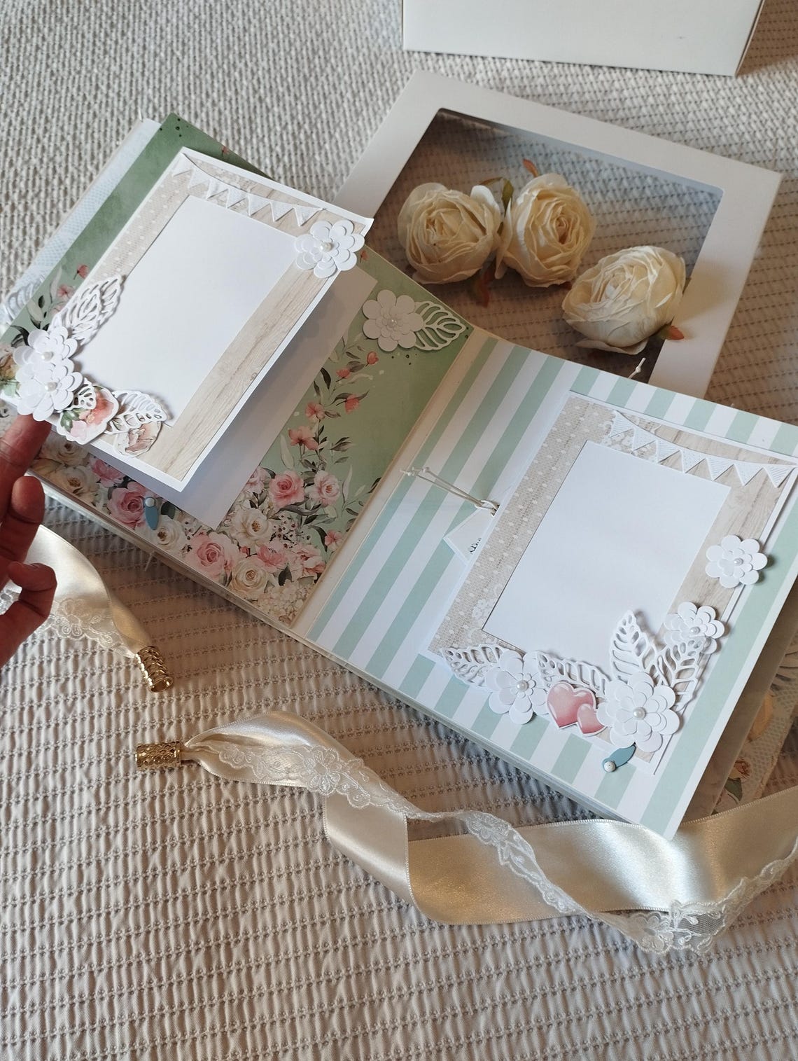 Wedding Scrapbook, Wedding Album, Wedding Memory Book, Handmade Wedding ...