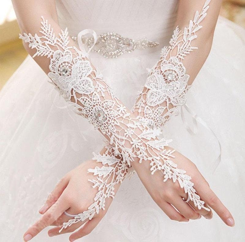 Grandeur Super Long Wedding Gloves Bead Pearl Ivory Bride Glove Luxury Bridal Gloves Lace Gloves Fingerless Gloves Etsy
