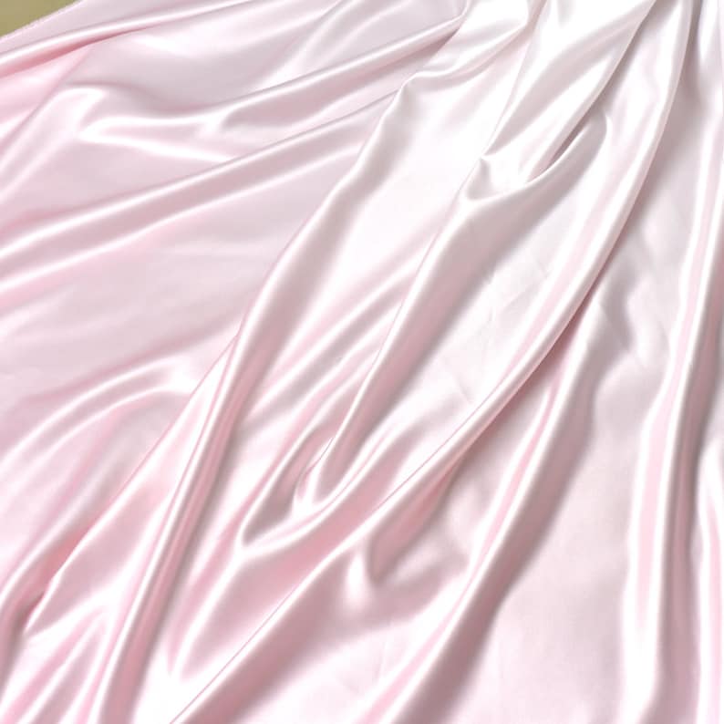 4 Color Beautiful Rainbow Gradient Satin Fabric Baby Dress Fabric Dance ...