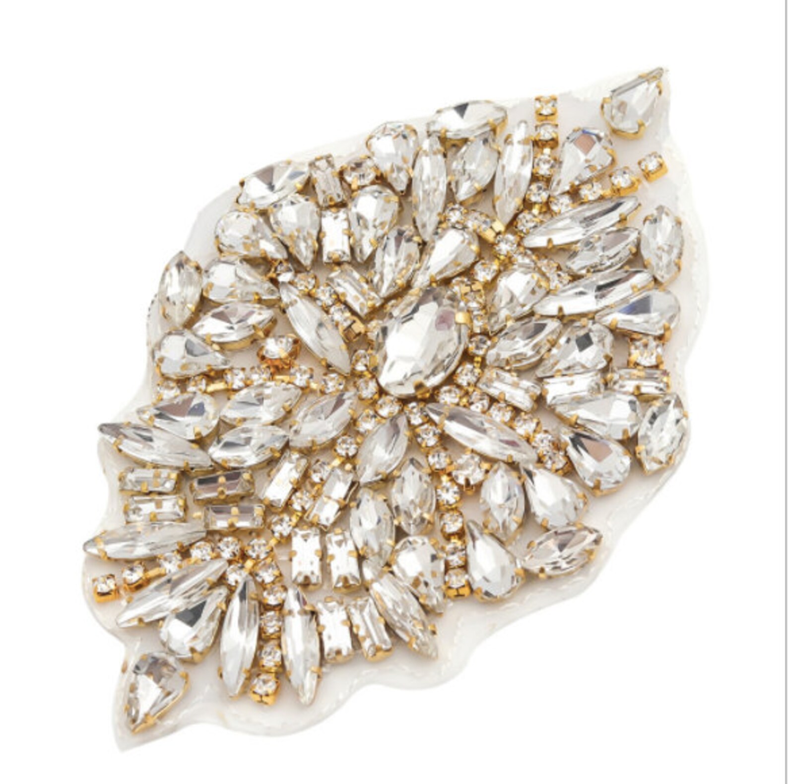 3 Colors Gorgeous Clear Rhinestone Luxurious High-grade Gold - Etsy