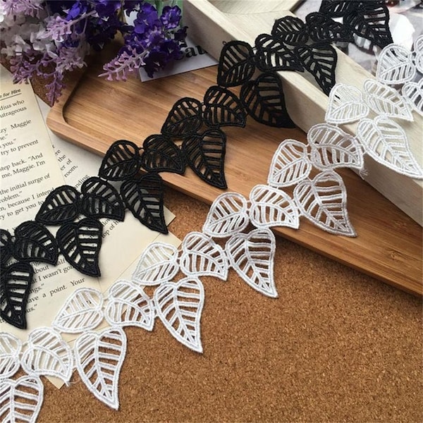 Leaf Lace Trim - Etsy
