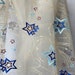 Apricot Tulle Blue Star Embroidery Lace Fabric Floral Exquisite ...