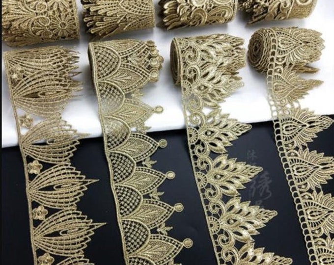 Gold Widened and Thickened Lace Lace Crown Lace Decoration - Etsy
