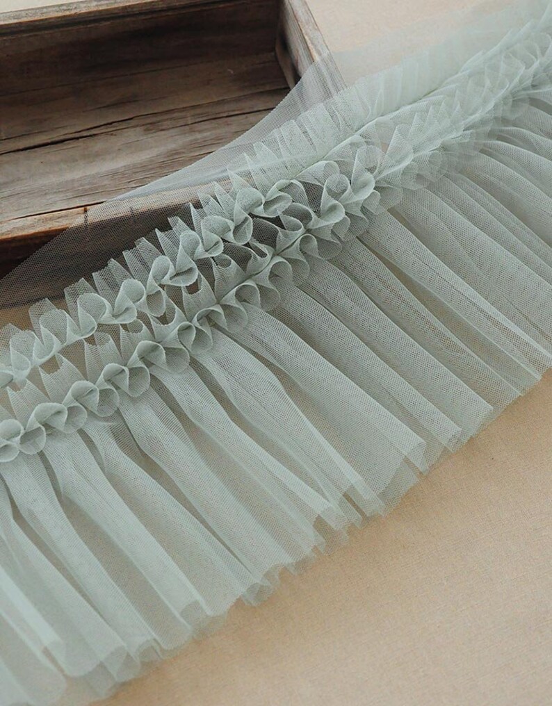 8 Colors Mesh Pleated Tutu Lace Ruffled Lace Lolita Lace Lace Trim for ...