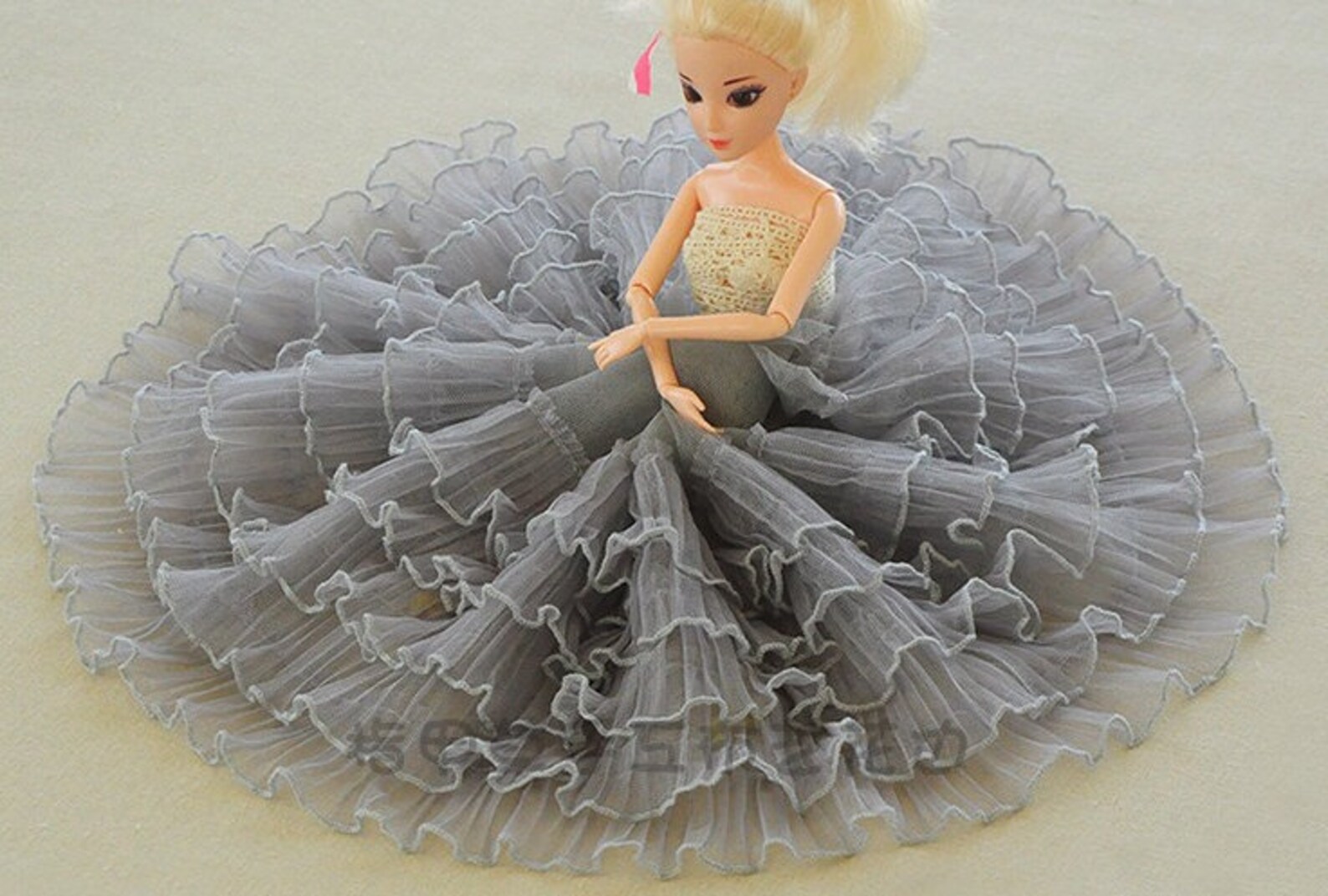 9 Colors Lace Trim Five-layer Small Wave Ruffled Pleated - Etsy