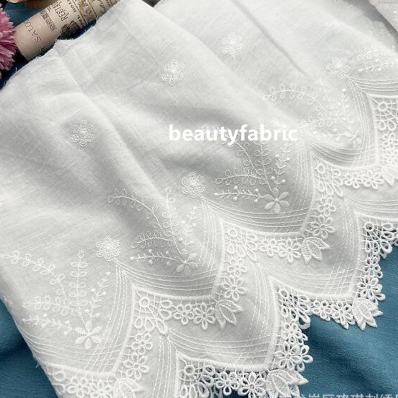 Cotton Lace Sheer Fabric - Etsy