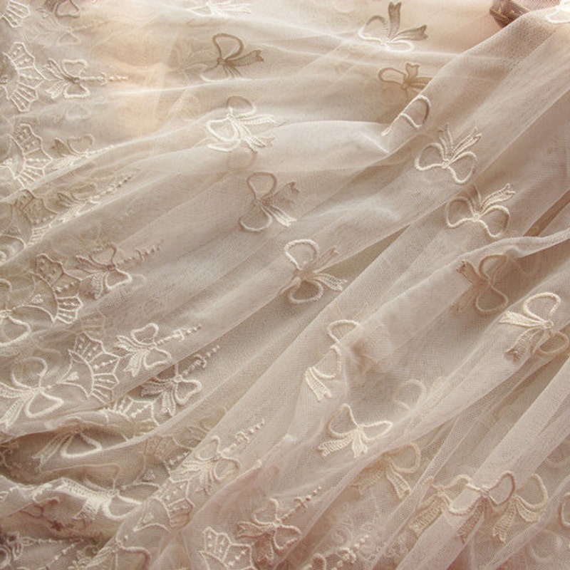 Bow Print Fabric - Etsy UK