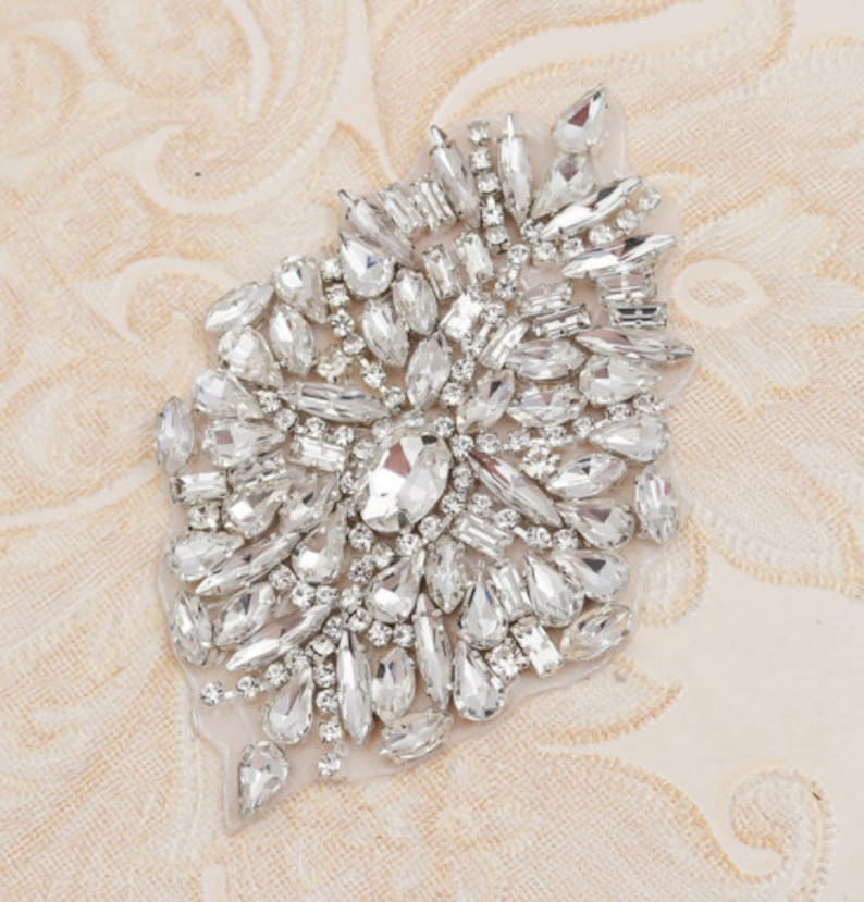 3 Colors Gorgeous Clear Rhinestone Luxurious High-grade Gold - Etsy