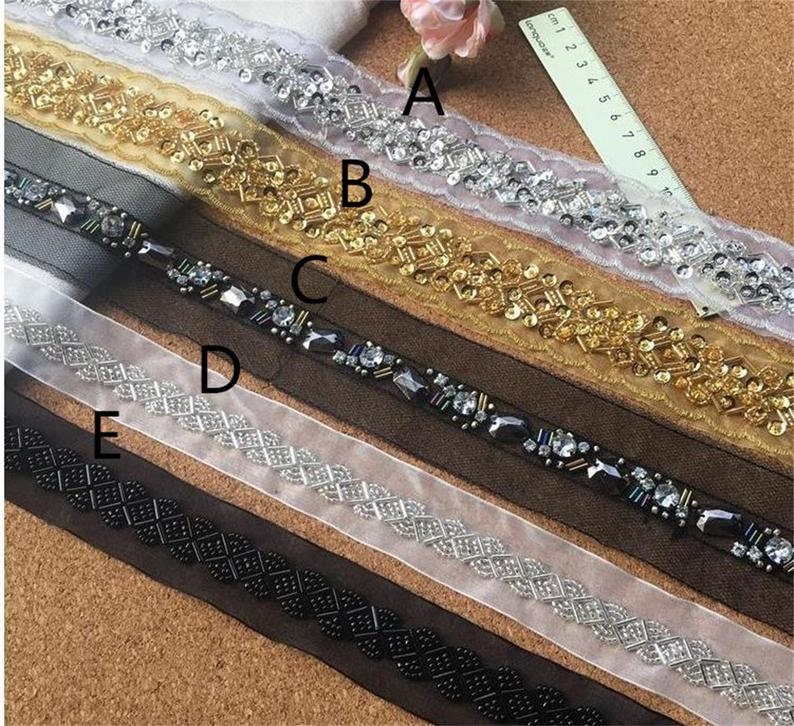 High Quality Lace Trim Mesh Wedding Gown Handmade Beaded Pearl | Etsy