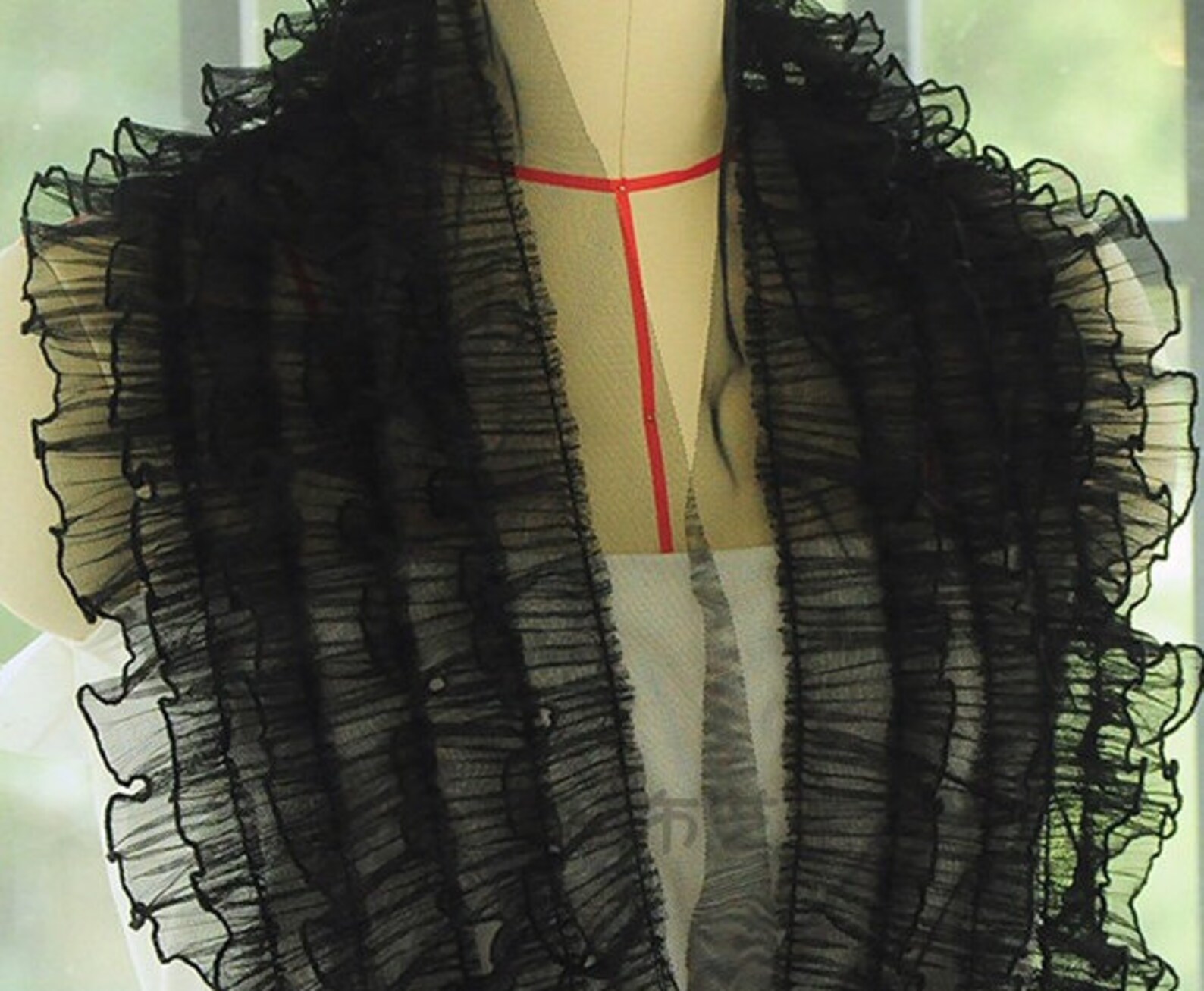 9 Colors Lace Trim Five-layer Small Wave Ruffled Pleated - Etsy