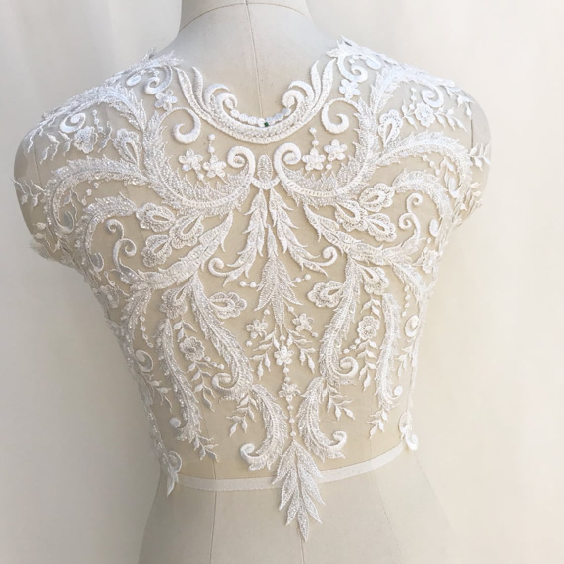 1pc Ivory Bead Pearl Alice Lace Alencon Super Luxury Lace - Etsy