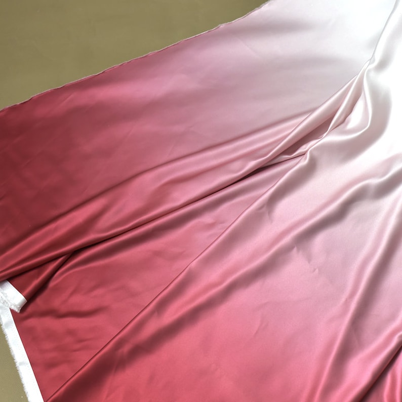 4 Color Beautiful Rainbow Gradient Satin Fabric Baby Dress - Etsy