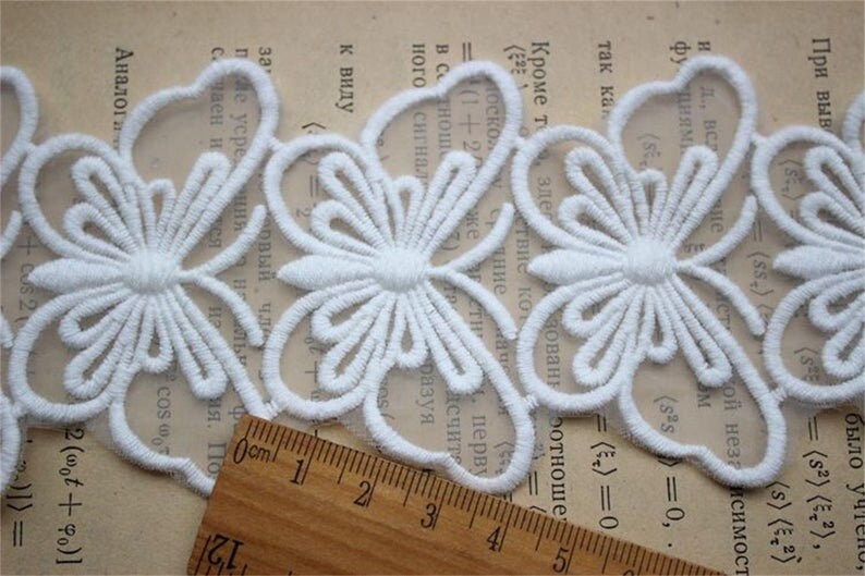 High-quality Exquisite Mesh Cotton Thread Embroidery Milk Silk Organza ...