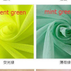 26 Colors Soft Tulle Fabric 62" Wide Netting Tulle Fabric for Veils ...