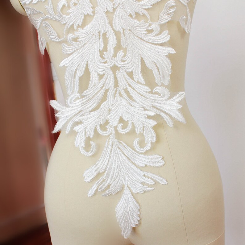 1pc Lace Super Luxury Lace Appliques Ivory Exquisite for - Etsy