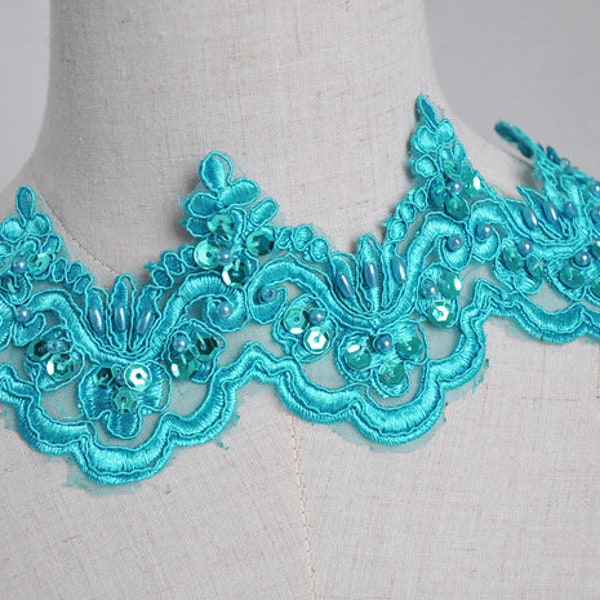 Teal Lace Trim - Etsy