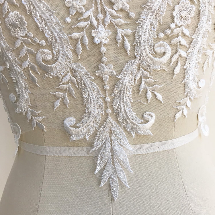 1pc Ivory Bead Pearl Alice Lace Alencon Super Luxury Lace | Etsy