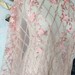 Lace Fabric Pink Mesh Luxury 3D Flower Bead Pearl Mesh - Etsy
