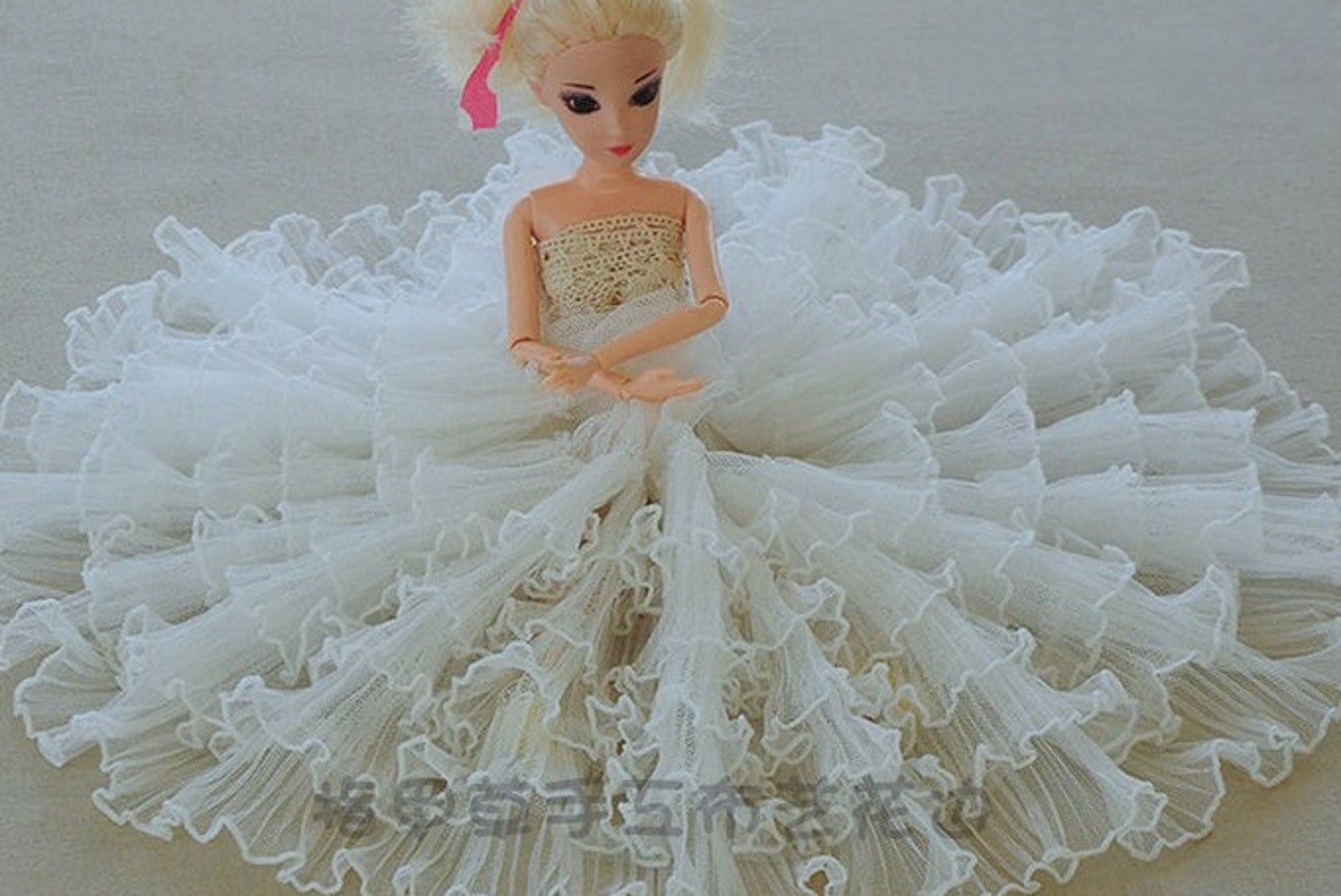 9 Colors Lace Trim Five-layer Small Wave Ruffled Pleated - Etsy