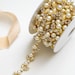 2 Colors Gold Silver Rhinestone Metal Bead Pearl Alice Exquisite Venice ...