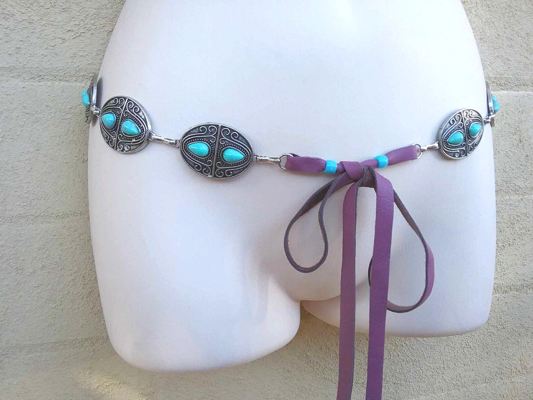 Boho Hippie Belt, Cowgirl Festival Belt, Western Cowgirl Concho Belt ...