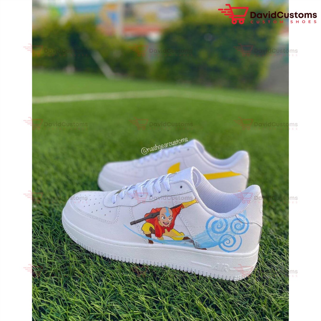 Avatar the Last Airbender Aang X Zuko AF1 Custom Shoes, Custom Hand ...