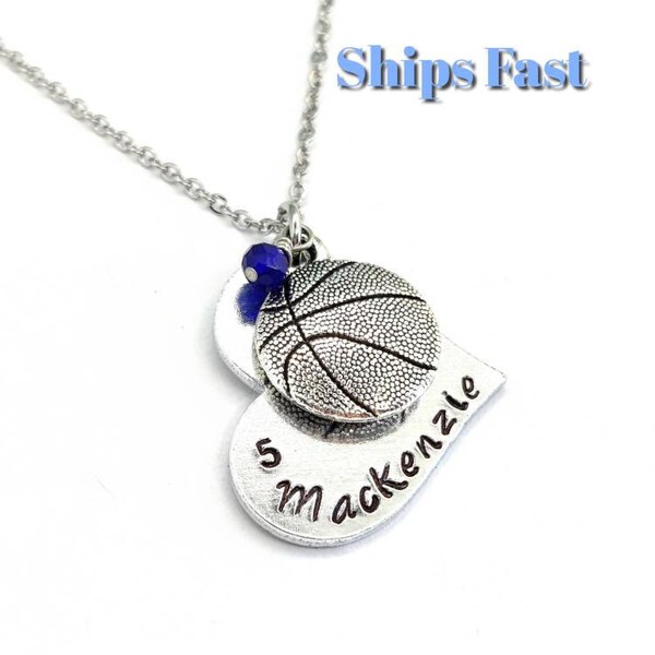 Basketball Necklace - Etsy