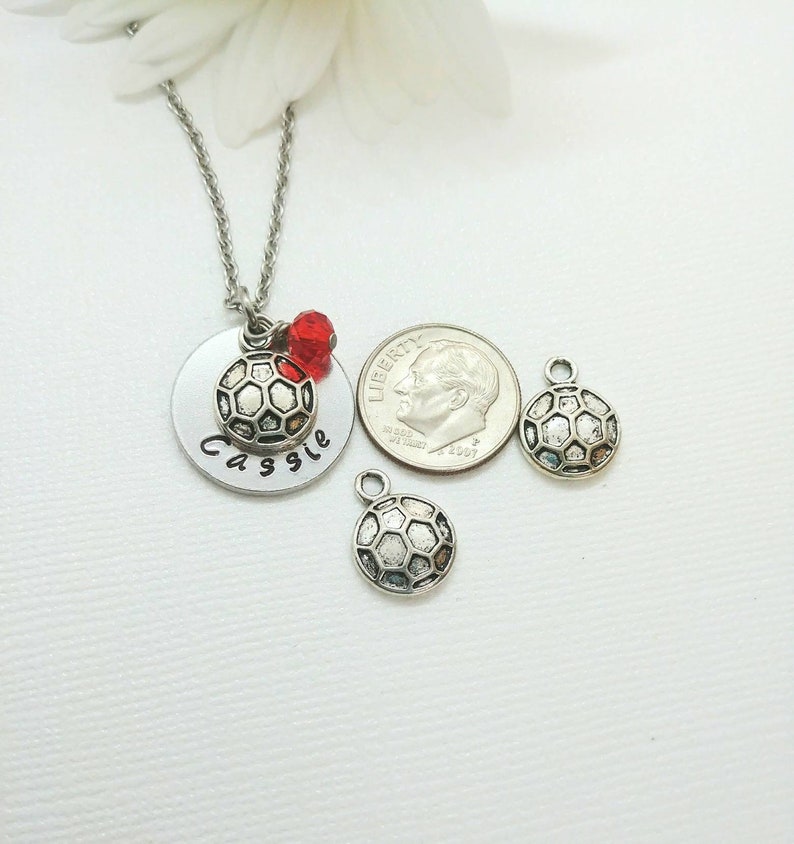 SOCCER NECKLACE Team Jewelry Coach Gift Custom Sport - Etsy