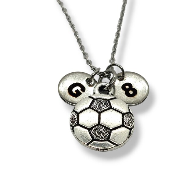 Soccer Ball Necklace - Etsy