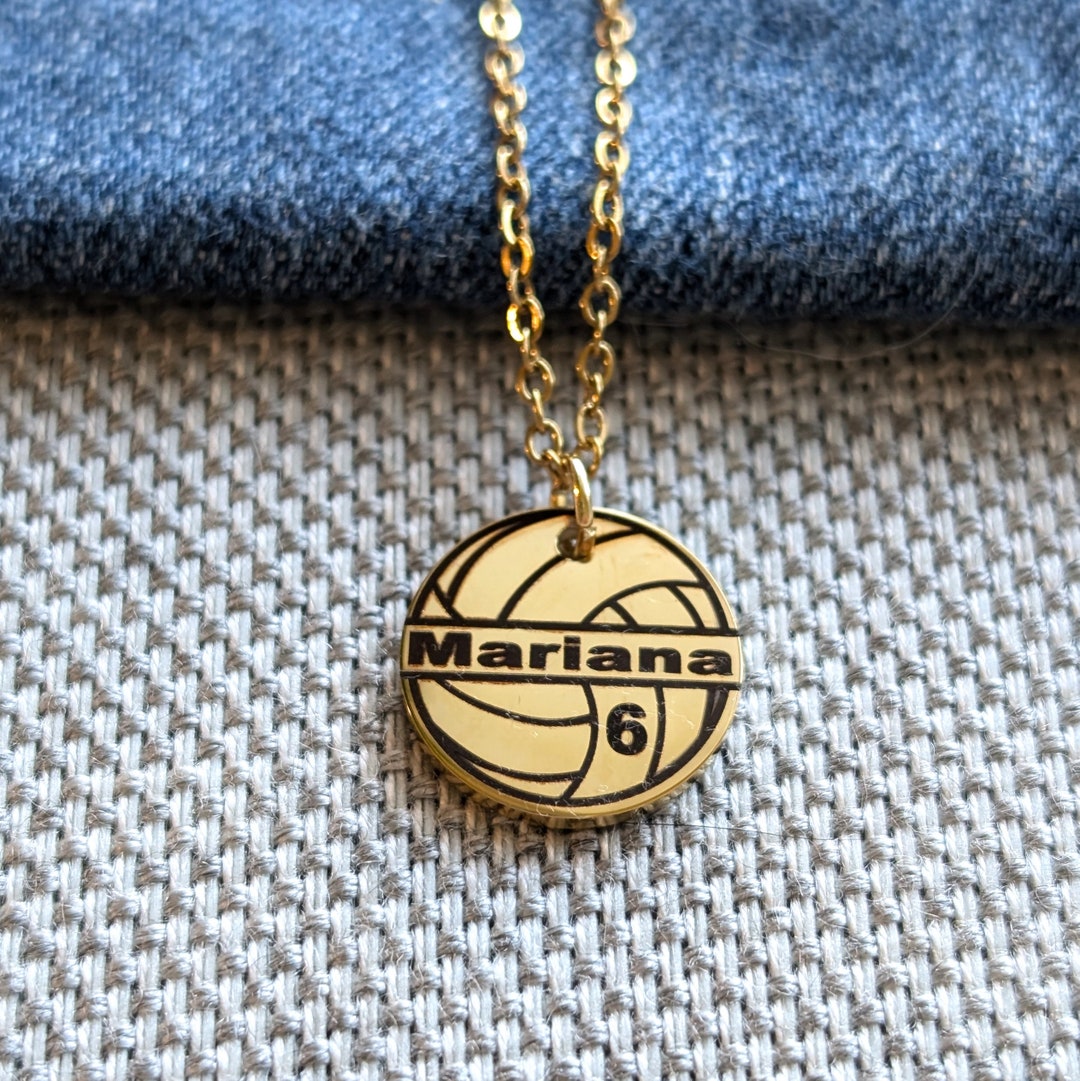 VOLLEYBALL TEAM GIFT, Girls Volleyball Necklace, Volleyball Team ...