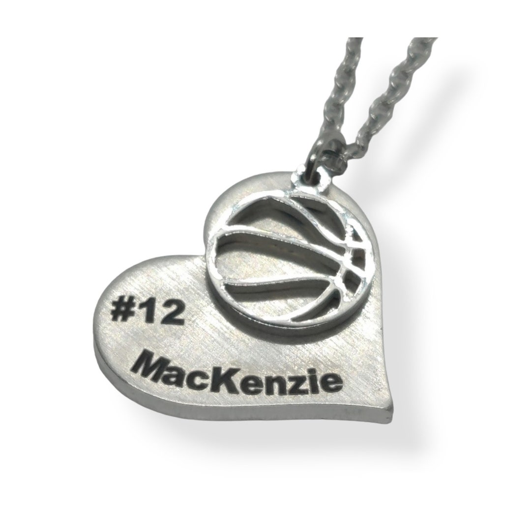 PERSONALIZED BASKETBALL NECKLACE Team Gift, Basketball Gifts for Girls ...