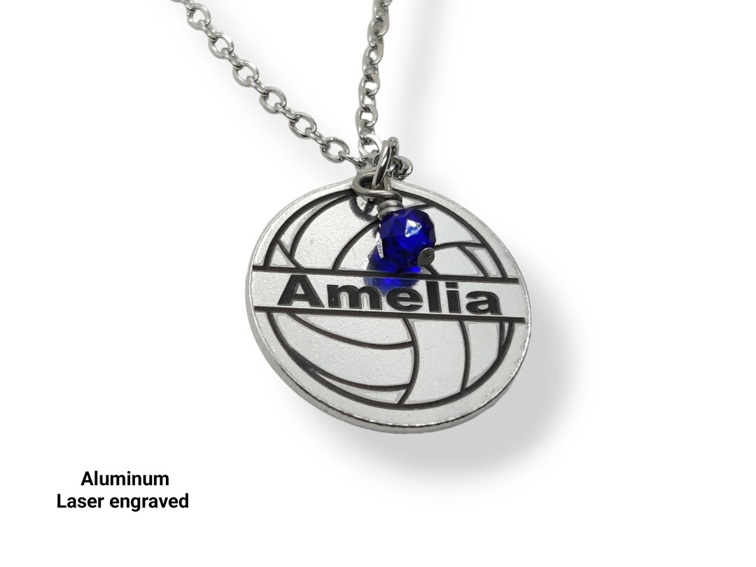 GIRLS VOLLEYBALL Team Gift, Volleyball Necklace, Volleyball Team ...