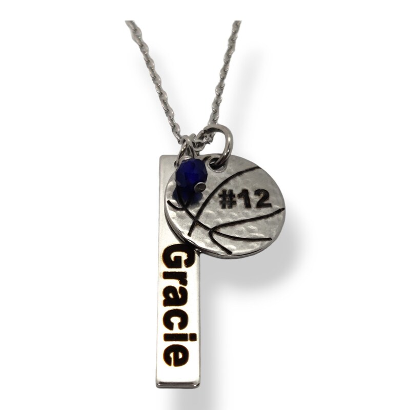 Basketball Necklace - Etsy