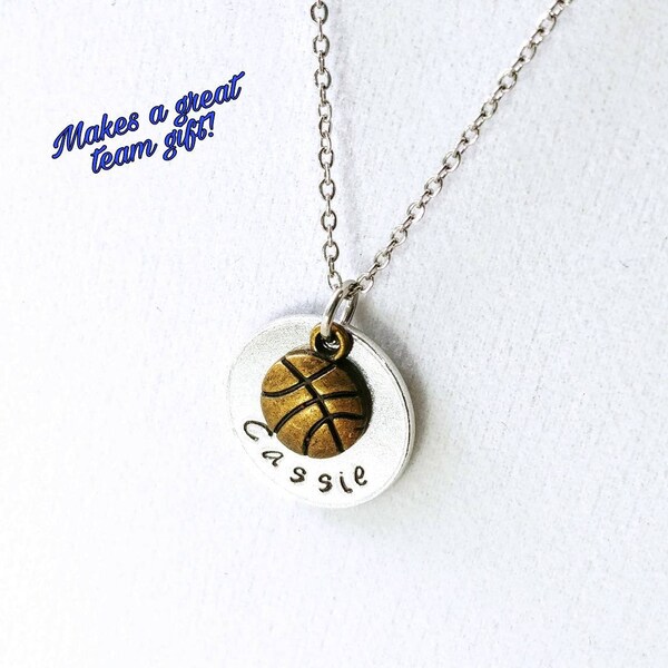 Basketball Necklace - Etsy