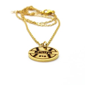 PERSONALIZED SOFTBALL NECKLACE, Softball Gifts for Girls, Baseball Mom ...