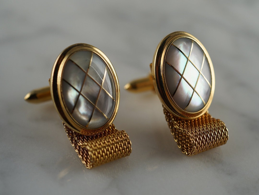 Dolan Bullock 14K Yellow Gold Filled Mother of Pearl Mesh Wrap ...