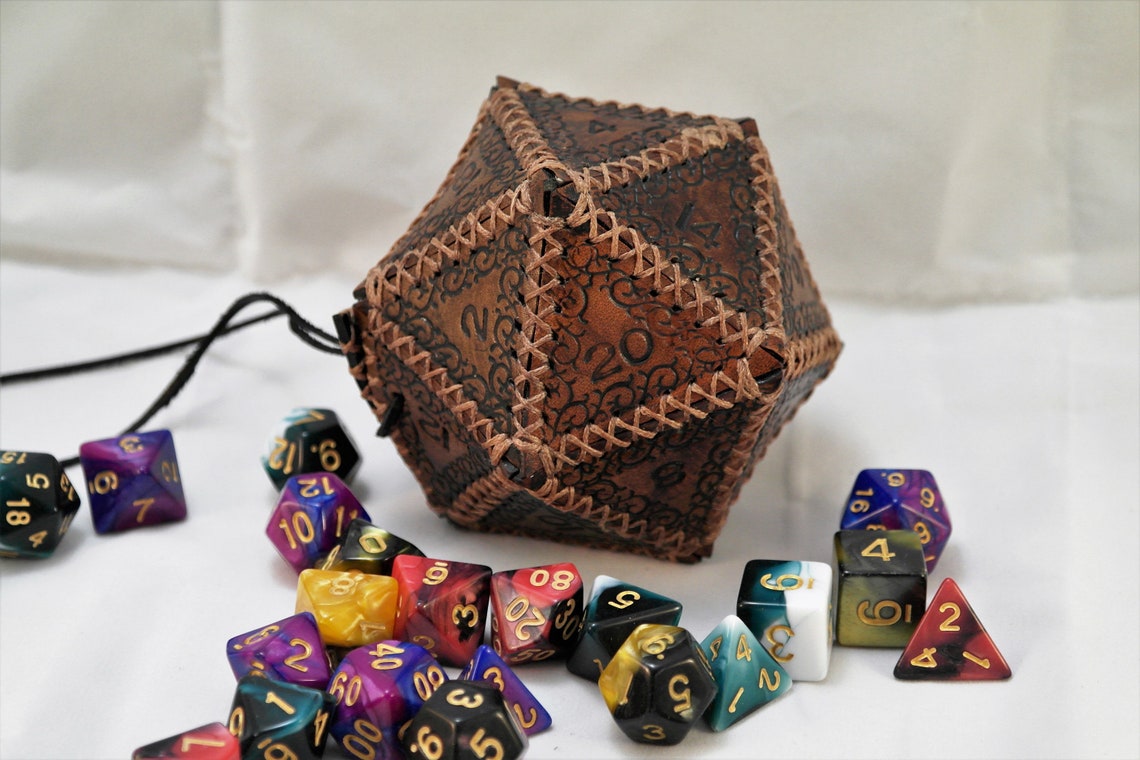 D20 Ultimate Dice Holder/regular Brown | Etsy