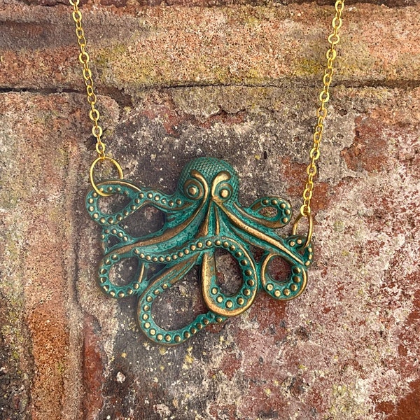 Octopus Necklace - Etsy