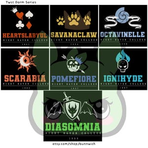 Twst Dorm Shirt Scarabia Twisted Wonderland Inspired Merch - Etsy