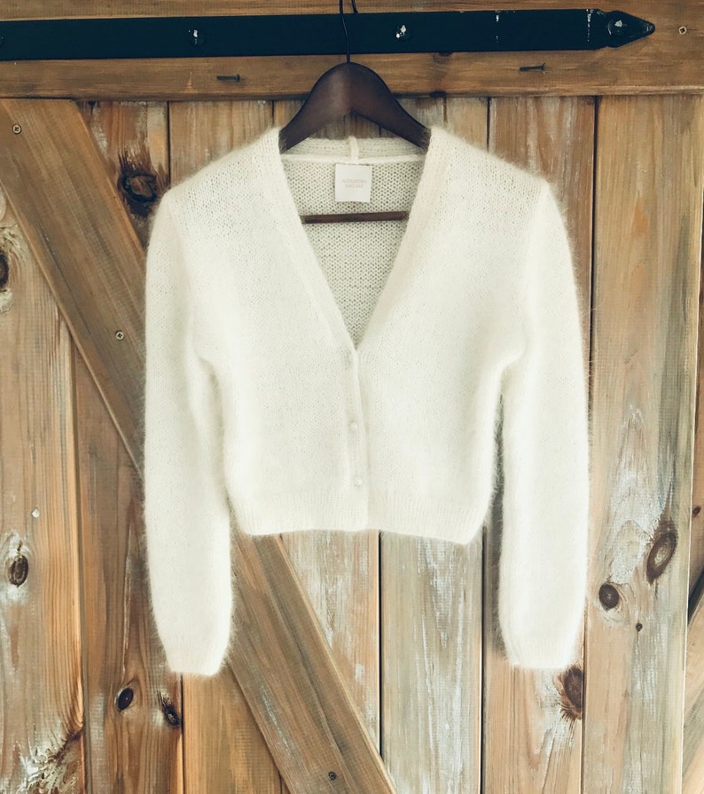 Angora Bolero Rabbit Angora Sweater French Angora Sweater | Etsy