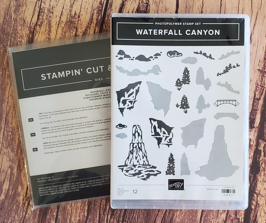 Stampin' Up! Waterfall Canyon Bundle, Photopolymer Stamp Set With ...