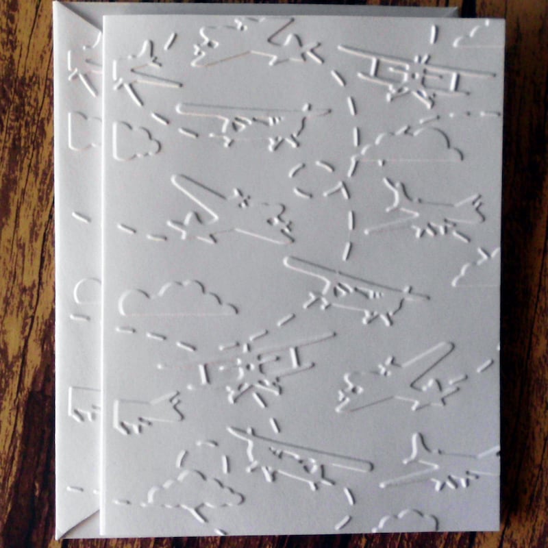 Airplane Card - Etsy