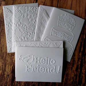 Assorted Cards, Set of 12, Embossed Greeting Card Set, Birthday Cards ...