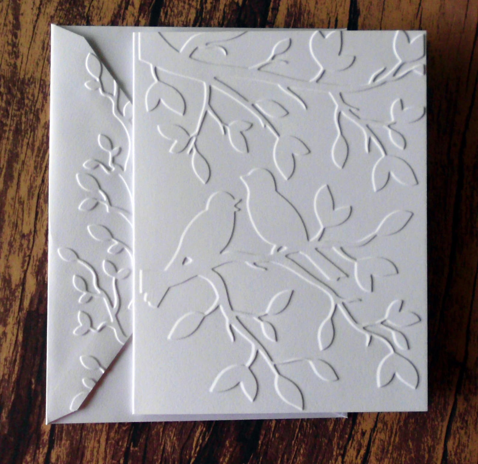 Bird Greeting Cards Set of 5 Embossed Bird Note Cards Gift - Etsy