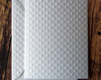 Embossed Heart Cards, White Embossed Valentine's Day, White Embossed ...