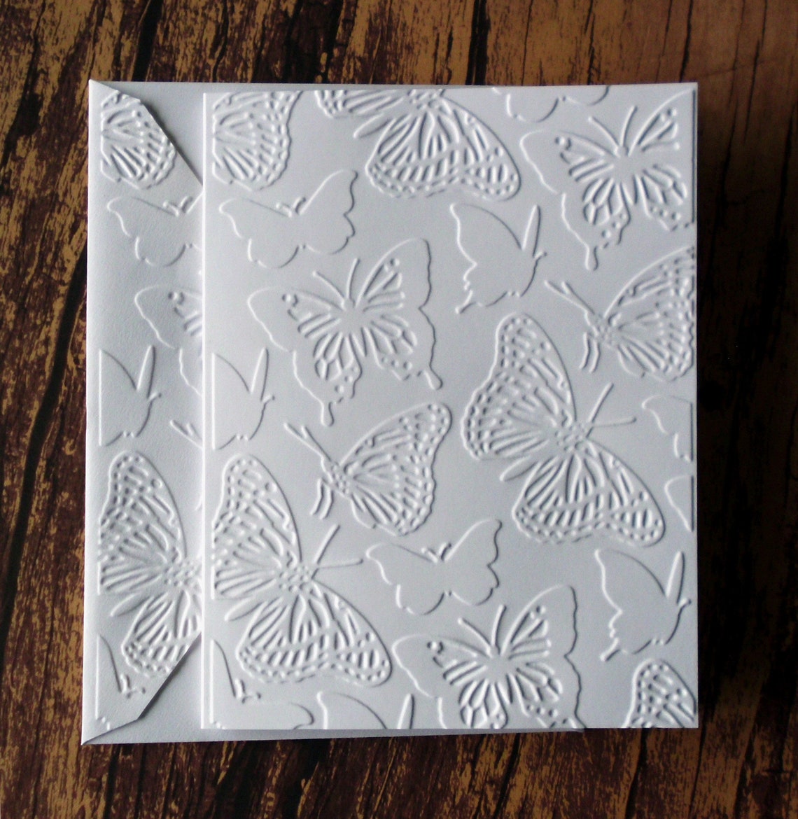 Embossed Butterfly Cards Set of 5 Assorted Butterflies | Etsy