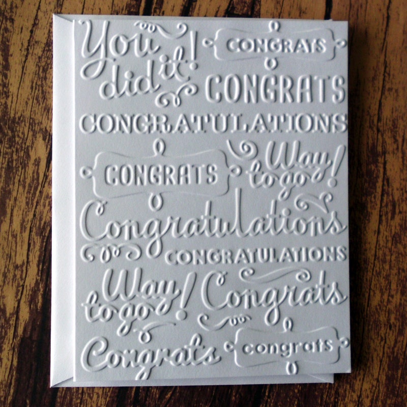 Way to Go Card - Etsy