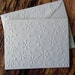 Embossed Snowflake Cards Set of 5 Blank Christmas Cards - Etsy