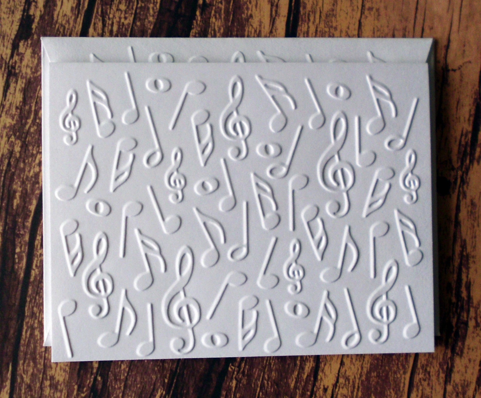 Music Note Cards Set of 5 Music Greeting Cards Blank Note - Etsy